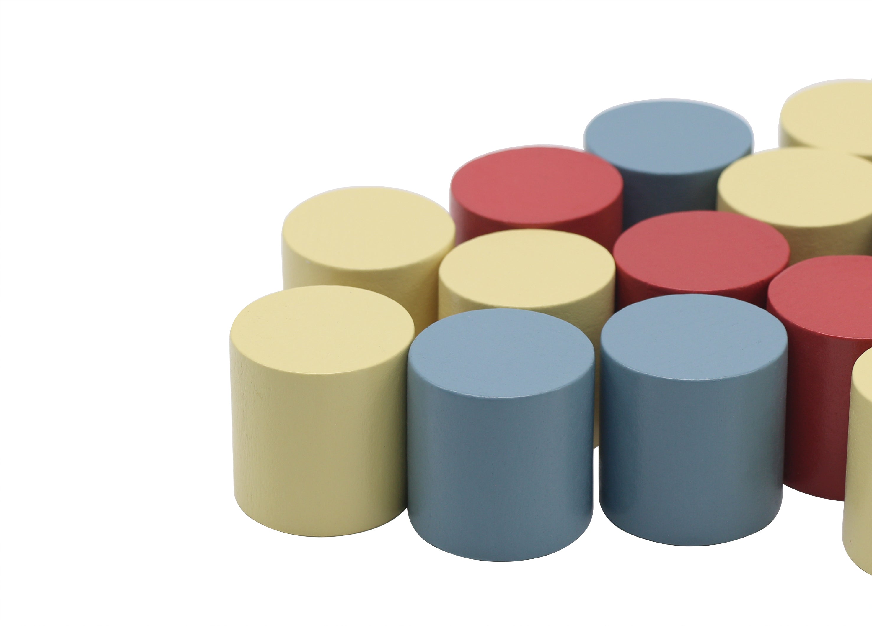 3D Wooden Cylinder Blocks / Juego bloques 3D / juego cilindros / juego ...